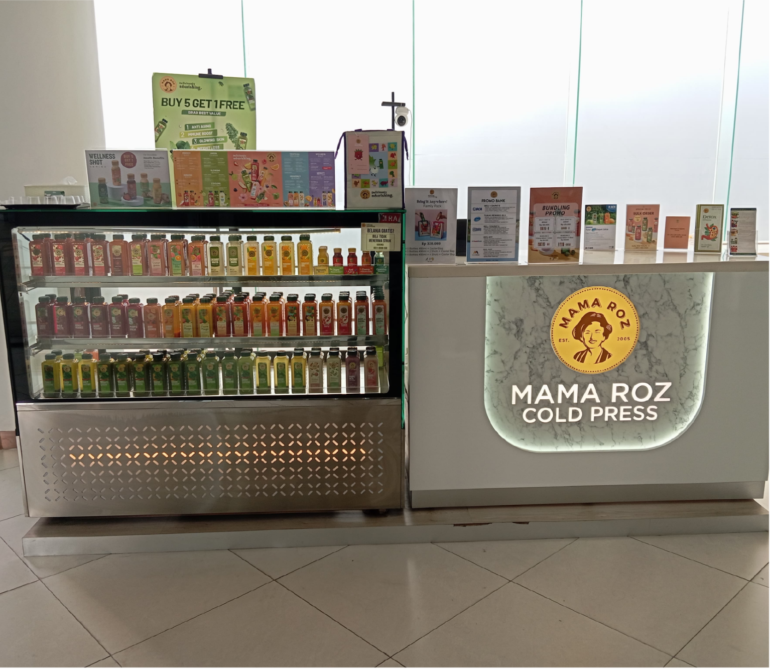 Outlet Mama Roz Cold Press Juice - Jakarta Tangerang Indonesia