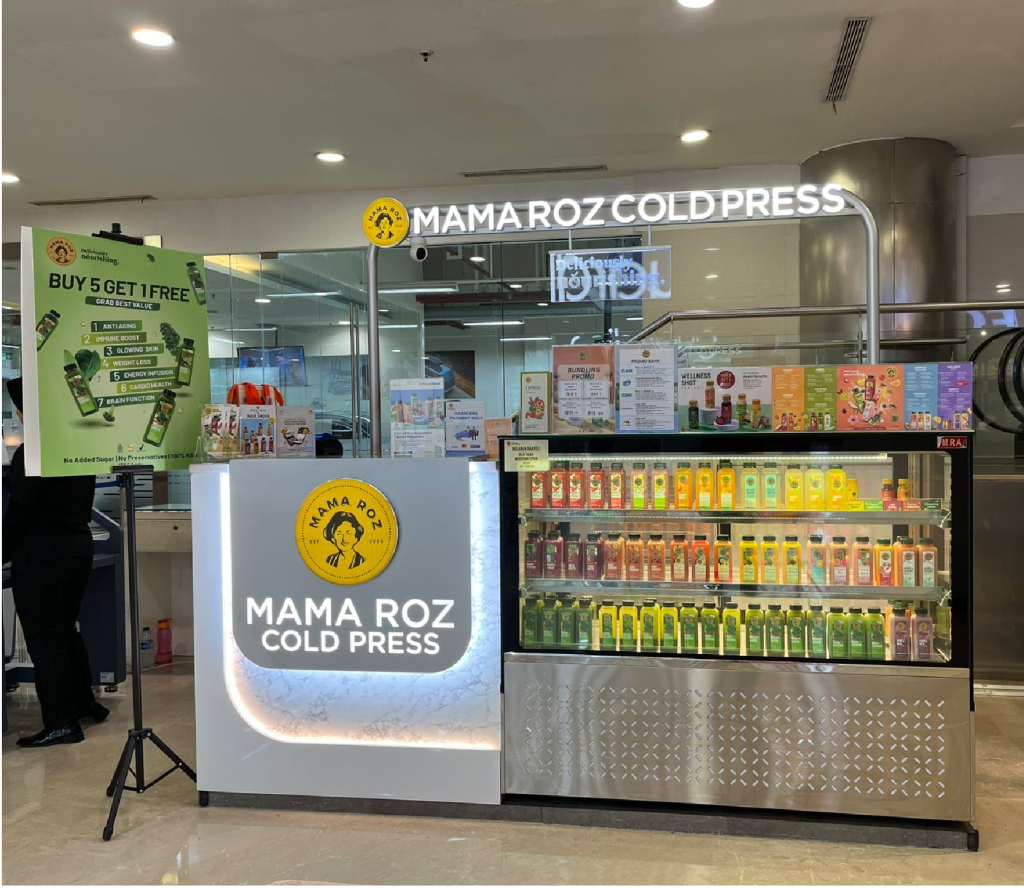 Outlet Mama Roz Cold Press Juice - Jakarta Tangerang Indonesia